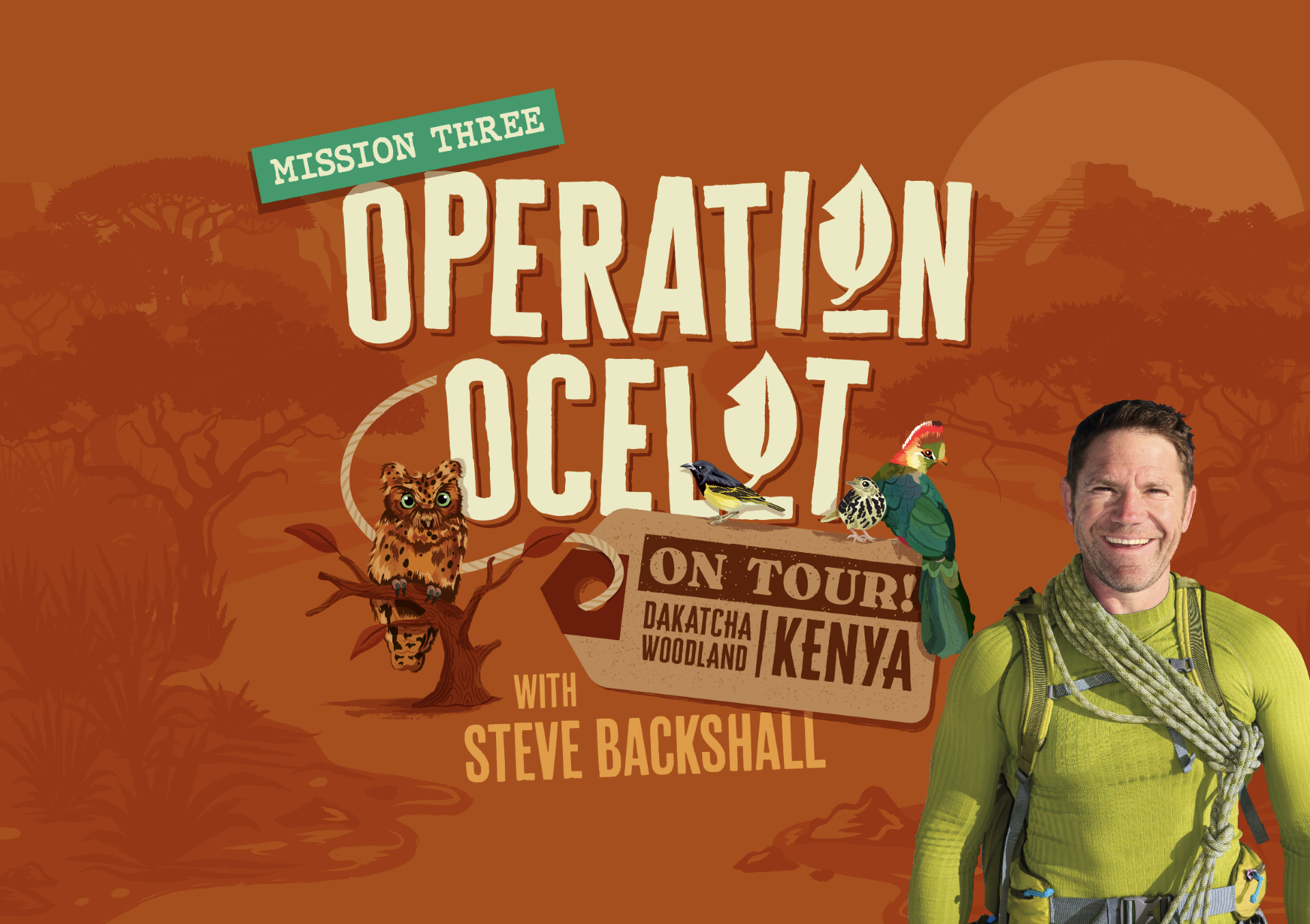 Operation Ocelot goes on tour! Get involved to help save Kenya's Dakatcha Woodland